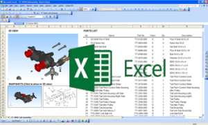 Share 3D CAD Data Models in Microsoft Excel